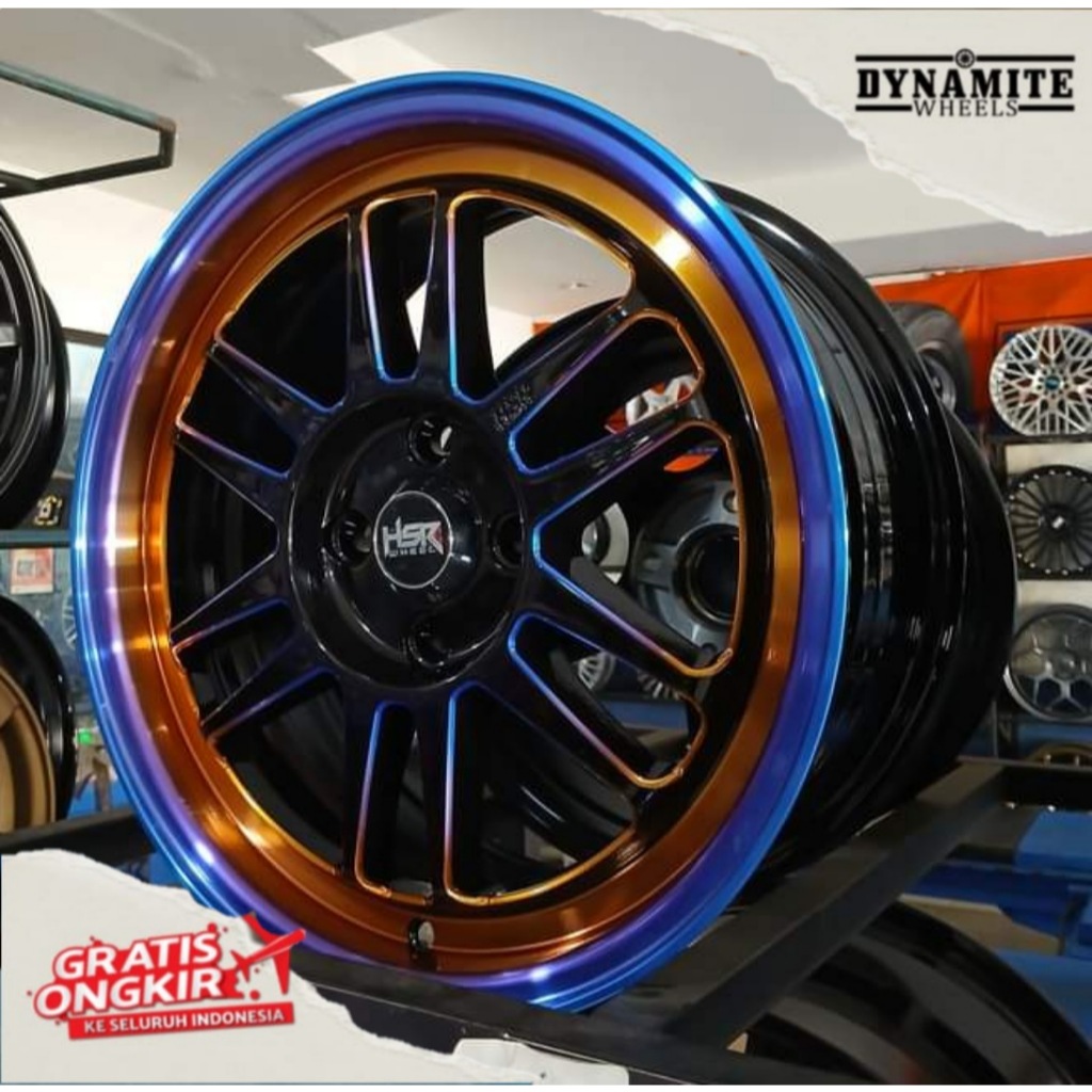 Jual Velg HSR Boroko BLY01 Ring 16 Single Pcd 4 x 100 Buat Toyota Yaris ...