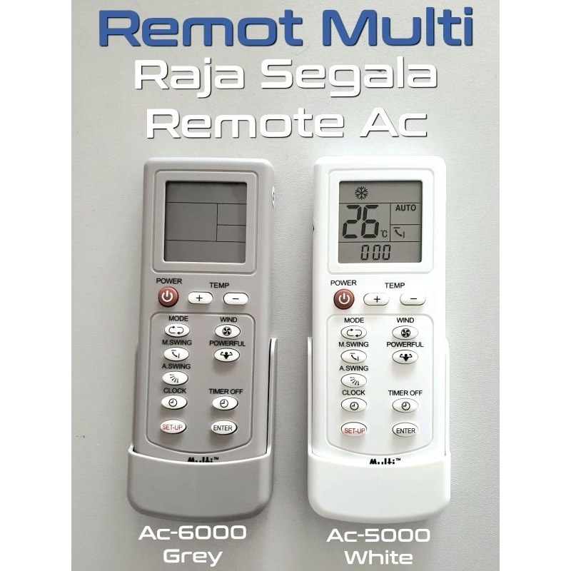 Jual Remot ac multi universal joker ac 5000/6000 | Shopee Indonesia