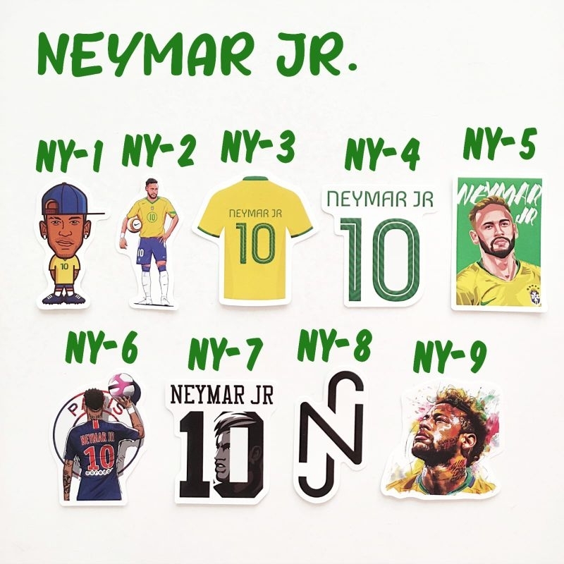 Jual Sticker Neymar Jr Brazil Al Hilal SFC Football Soccer Sepak Bola ...