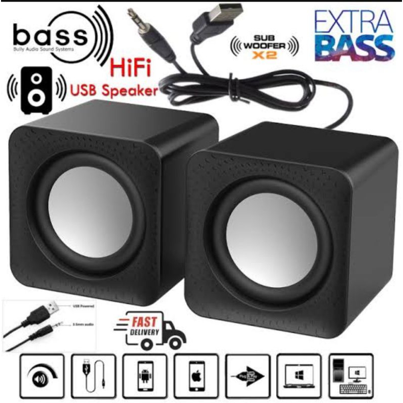 Jual Speaker Music Box G101 Laptop Komputer Audio Suara 2 Sisi ...