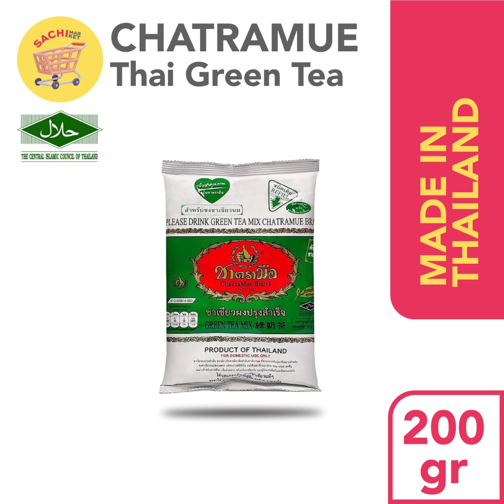 Jual THAI GREEN TEA CHATRAMUE THAILAND / TEH HIJAU THAILAND (200gr ...