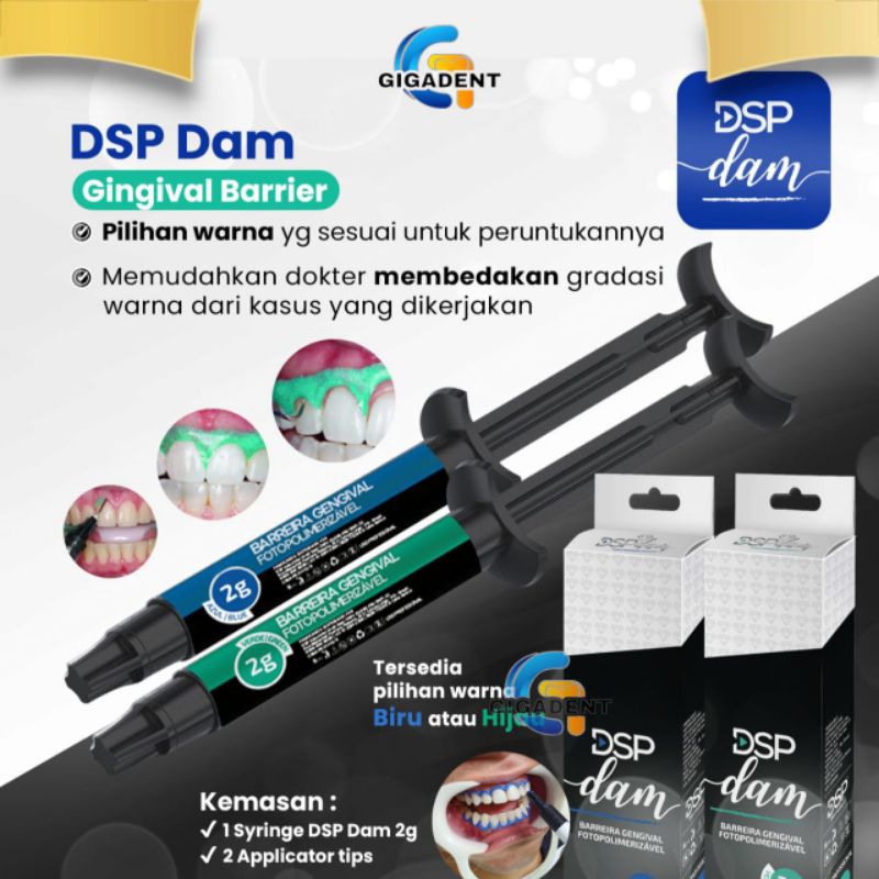 Jual DENTAL DSP DAM / GUM GINGIVAL BARRIER PROTECTION TEETH | Shopee ...