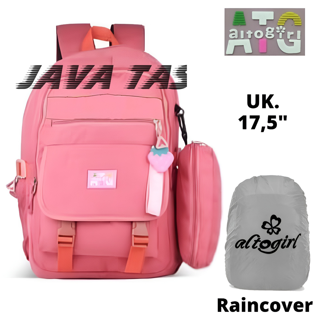 Jual Tas Ransel Backpack Sekolah Anak Perempuan NEW ALTO GIRL BEAUTY TARTAN SD SMP Gratis Jas ...