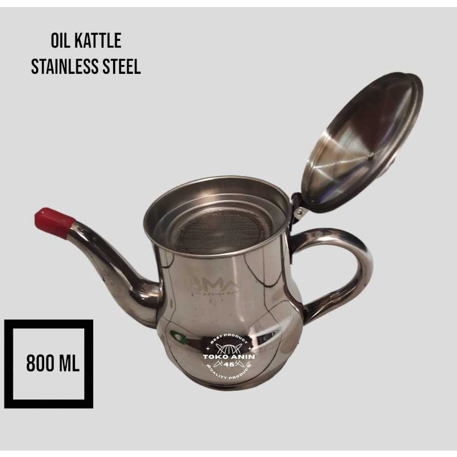 Jual multifungtion oil kattle/tea pot/wadah minyak/tempat bumbu basah ...