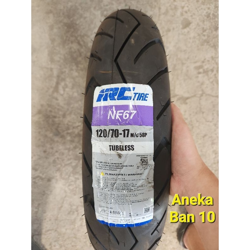 Jual Ban IRC 120/70-17 NF67 Tubeless Ban Belakang Vixion | Shopee Indonesia