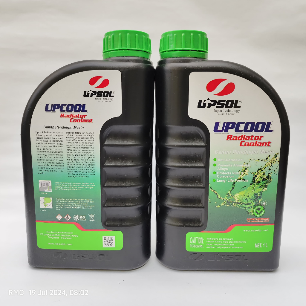 Jual Air Radiator /Air Coolant UPSOL HIGH TEMP Cairan Pendingin ...