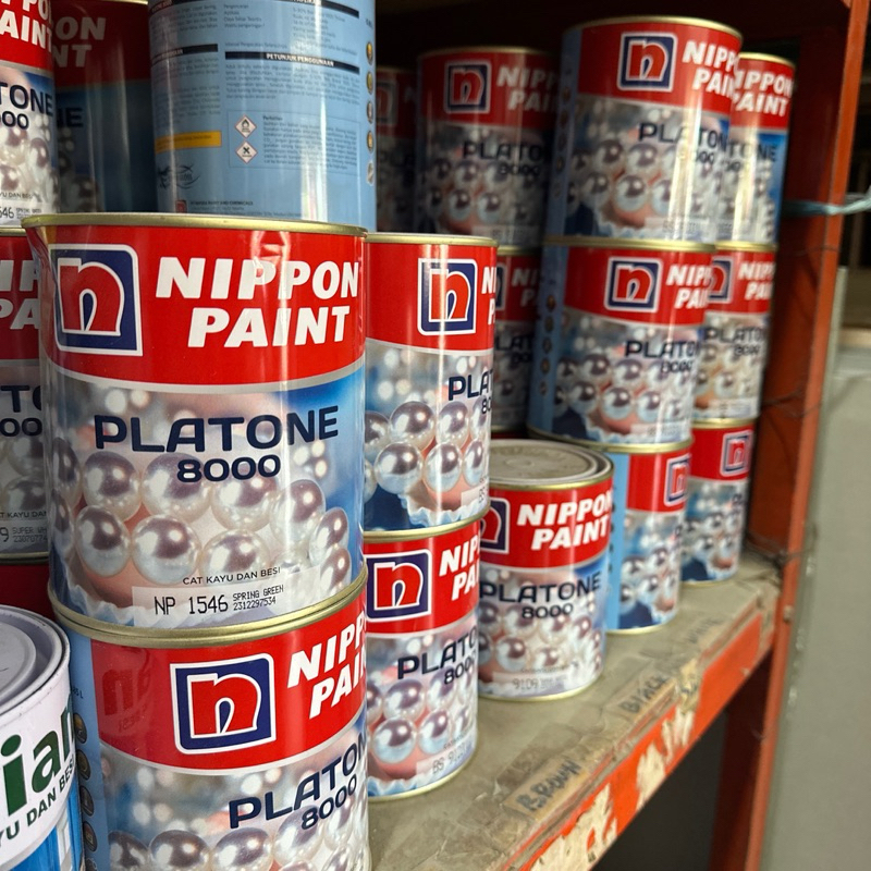 Jual PLATONE 8000 NIPPON PAINT / CAT MINYAK KAYU DAN BESI 1 Lt/Cat ...