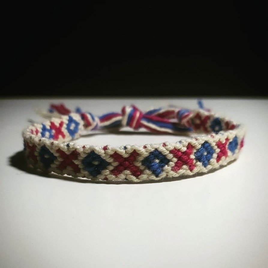 Jual [Motif Tic Tac Toe Macrame] Friendship Bracelet | Gelang Makrame ...