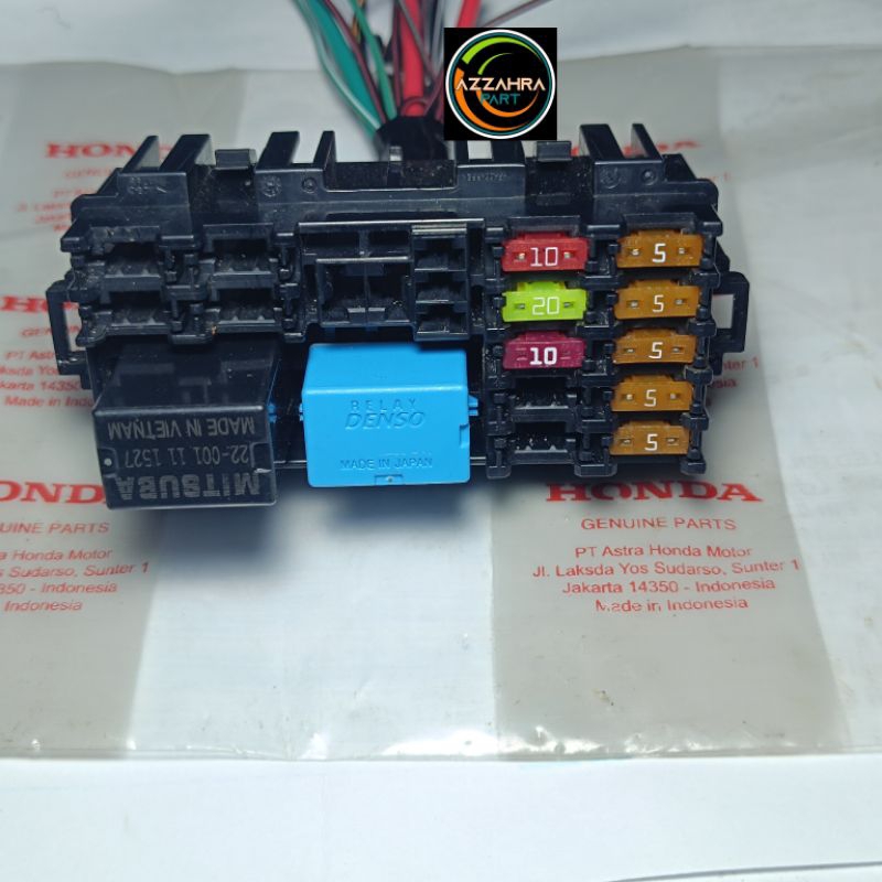 Jual rumah sekring fuse box centre box pengaman honda beat led genio ...