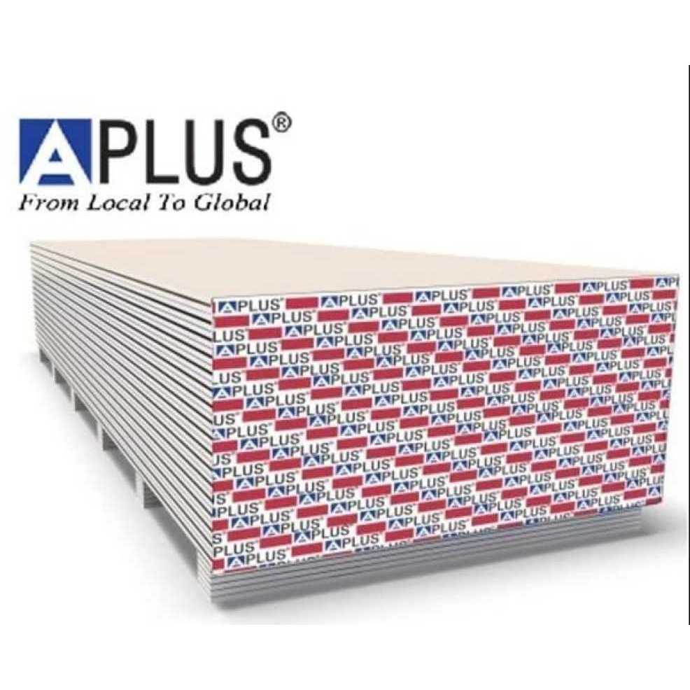 Jual Gypsum APLUS 9mm 120x240 cm | Plafon APLUS BOARD | Shopee Indonesia