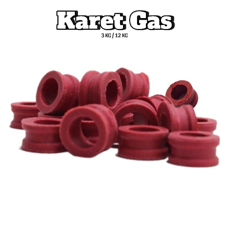 Jual [5pcs] Karet Gas / Karet Tabung Gas Merah / Seal Karet Tabung Gas ...