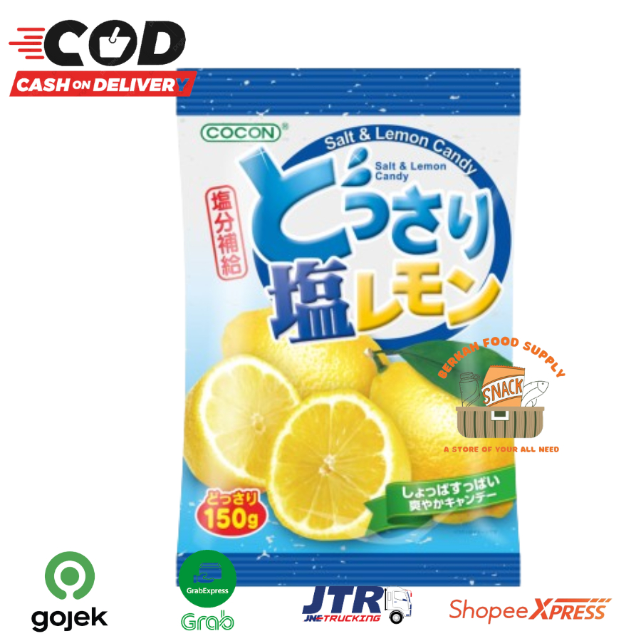 Jual Cocon Salt And Lemon Candy 150gr Malaysia / Permen rasa Lemon ...