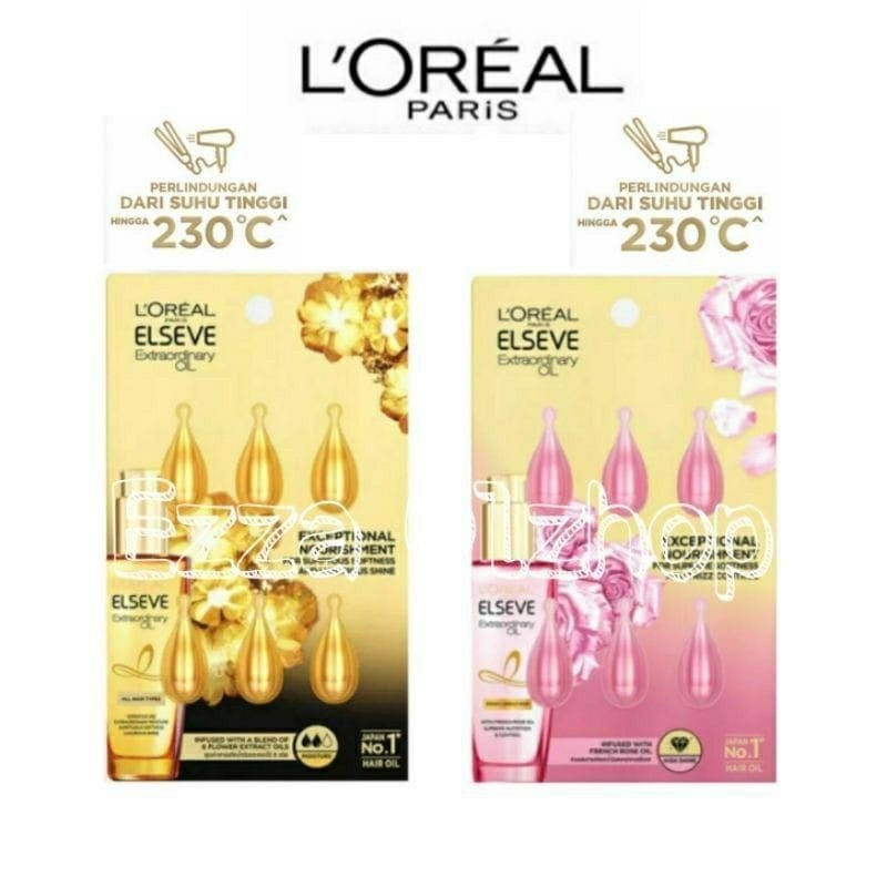 Jual Vitamin Rambut Loreal Paris Elseve Extraordinary Oil 6x1ml ...