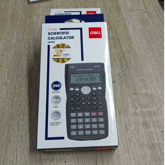 Jual Kalkulator Scientific Deli D82MS 240 Fungsi (cede 23 70 58 ...