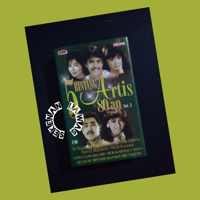 Jual Kaset 5 Bintang Artis 80an Vol.2 (Mulus) / Rano Karno, Iis ...