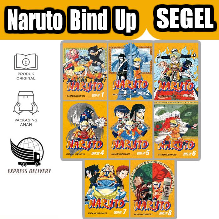 Jual Komik NARUTO BIND UP EDITION Baru Original Segel - VOLUME 01 02 03 ...