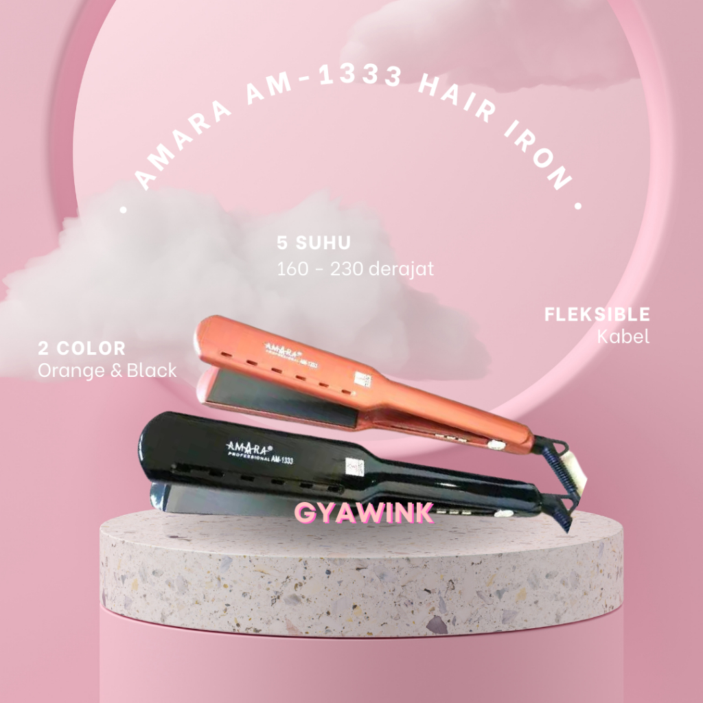 Jual CATOKAN AMARA HAIR IRON AM 1333 IONIC /AM 888 /AM 288 /AM 1238 ...