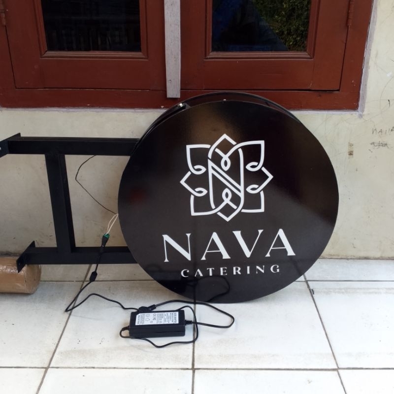 Jual NEON BOX BULAT 2SISI CUSTOM | Shopee Indonesia