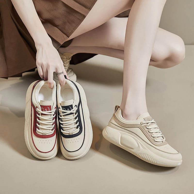 Jual sepatu korea style sneaker wanita viral terbaru kekinian ootd ...