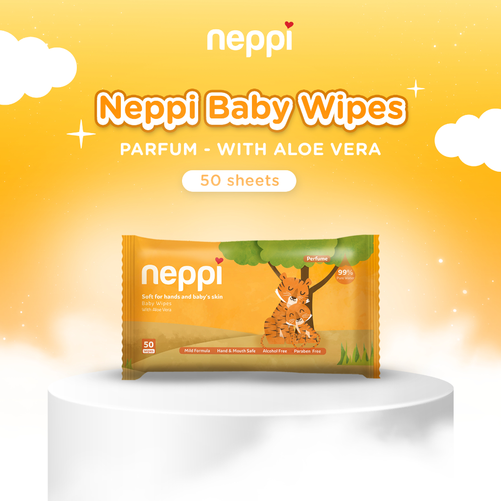 Jual Neppi Baby Tisu / Tissue Basah Wipes Parfum 50s (1Pcs) | Shopee ...