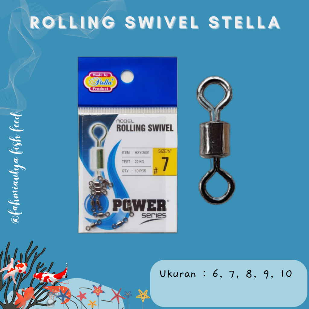 Jual Rolling Swivel Pancing Stella Anti Karat Kuat | Shopee Indonesia