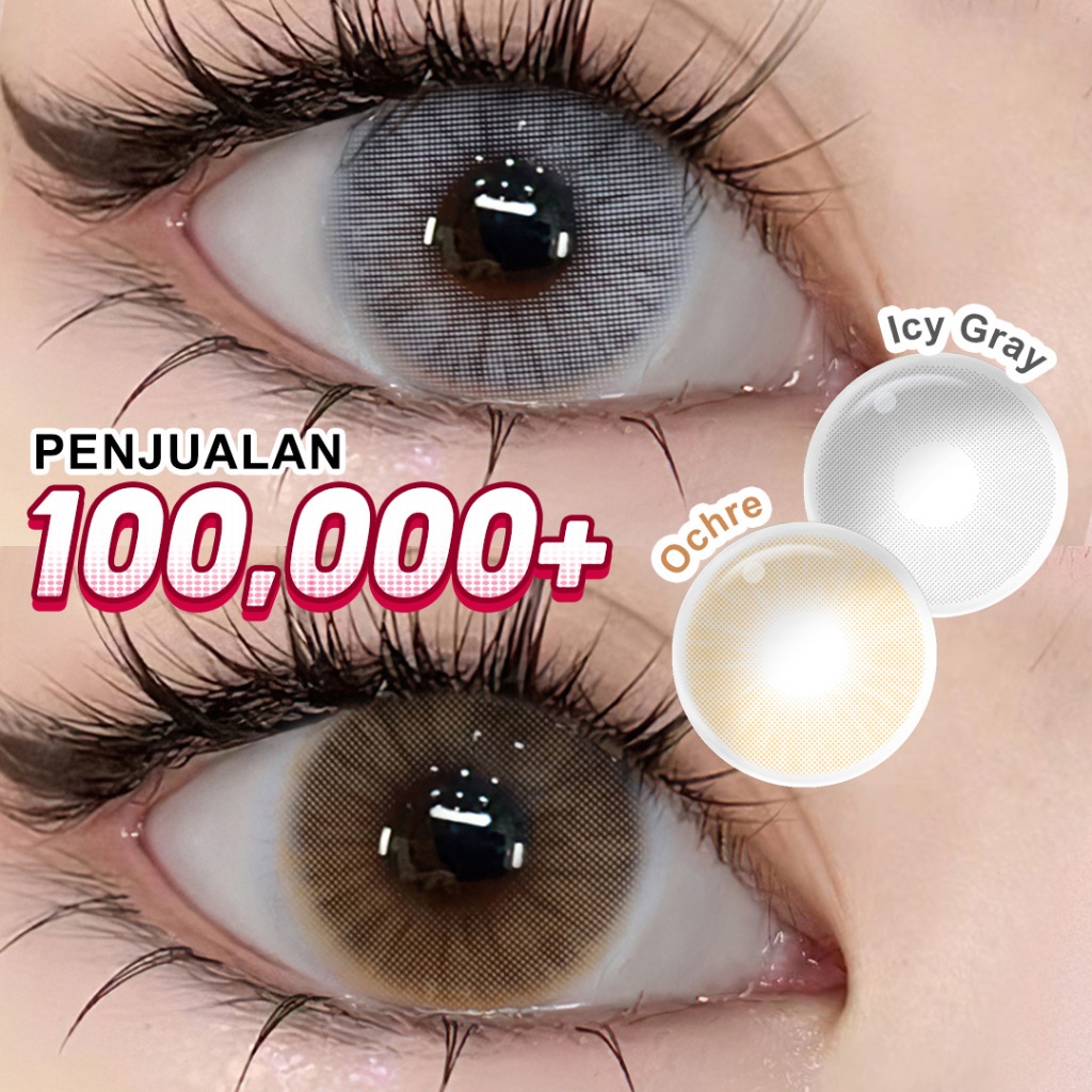 Jual Magister softlens lensa mata,softlens grey soflen ochre brown ...