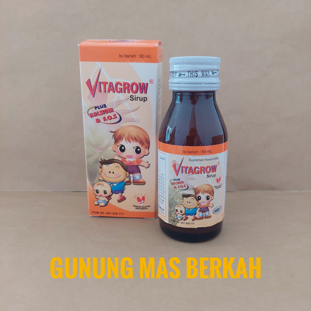 Jual VITAGROW SIRUP 60ML Vitagrow Syrup 60 ml - Suplemen untuk ...