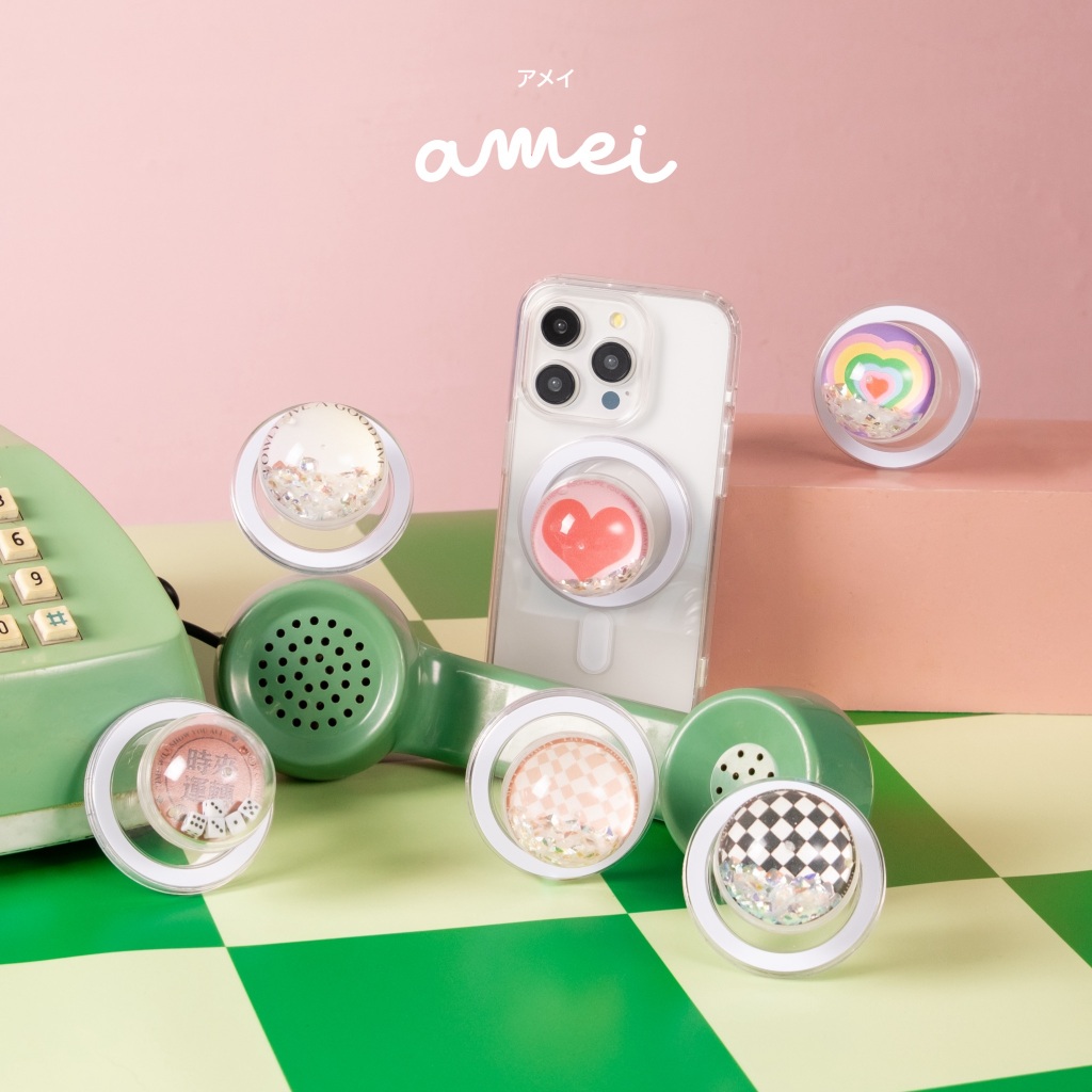 Jual AMEIGOODS Sparkle Dazzle 3D Magnetic Grip Popsocket Magnetic Magsafe Universal Handgrip ...