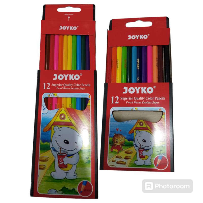Jual Joyko PENSIL WARNA JOYKO ISI 12PCS | Shopee Indonesia