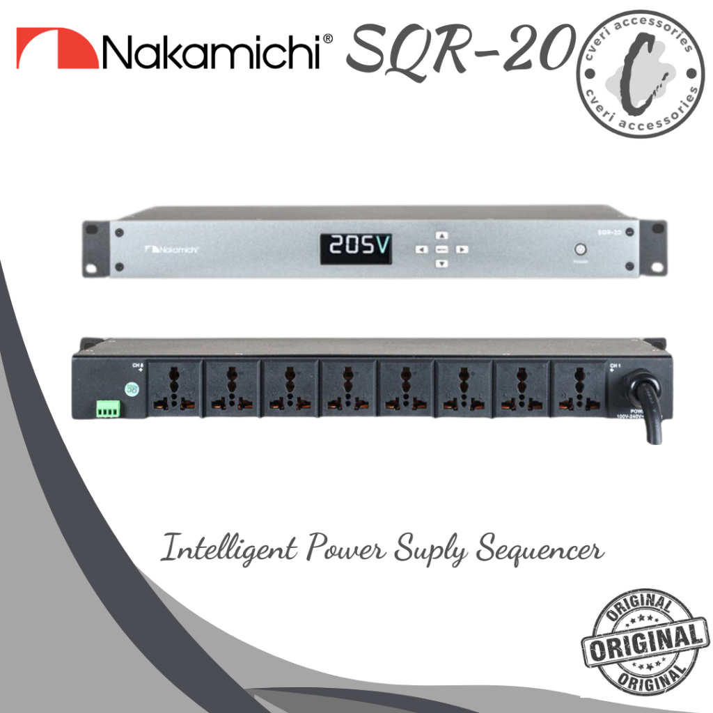 Jual Nakamichi SQR-20 Intelligent Power Supply Sequencer Original SQR20 ...