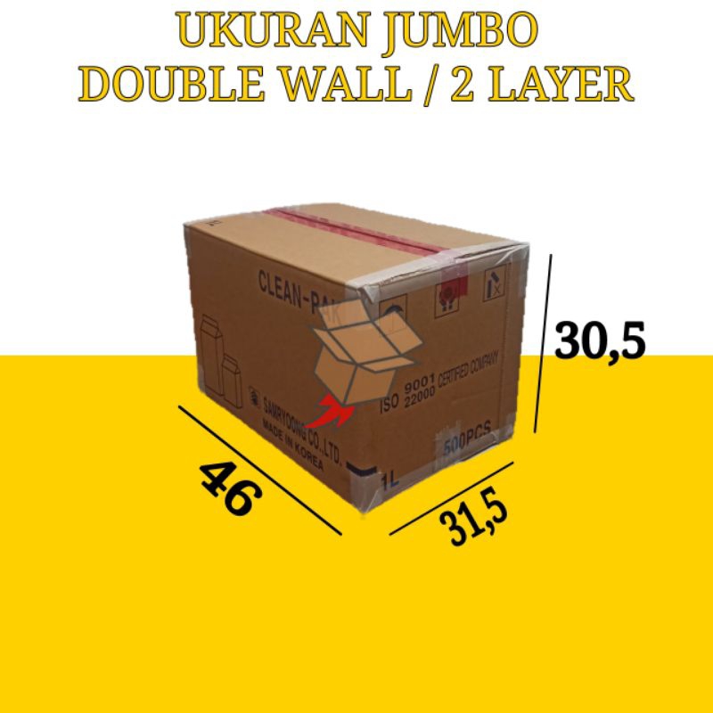 Jual Kardus Bekas Besar Jumbo Tebal 2 Layer Double Wall Pindahan ...