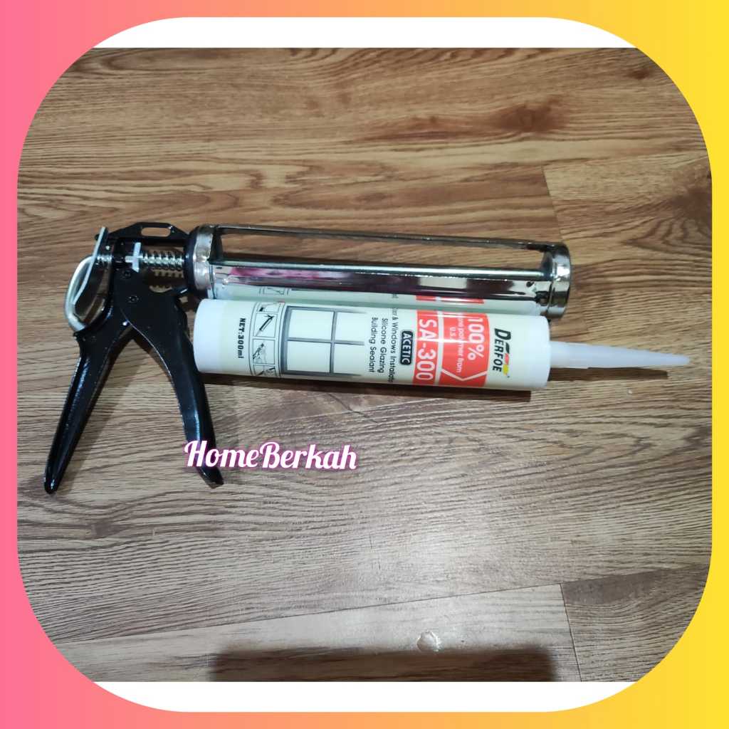 Jual Lem SILICONE SEALANT Tembok Dan Kaca 300ML | Shopee Indonesia