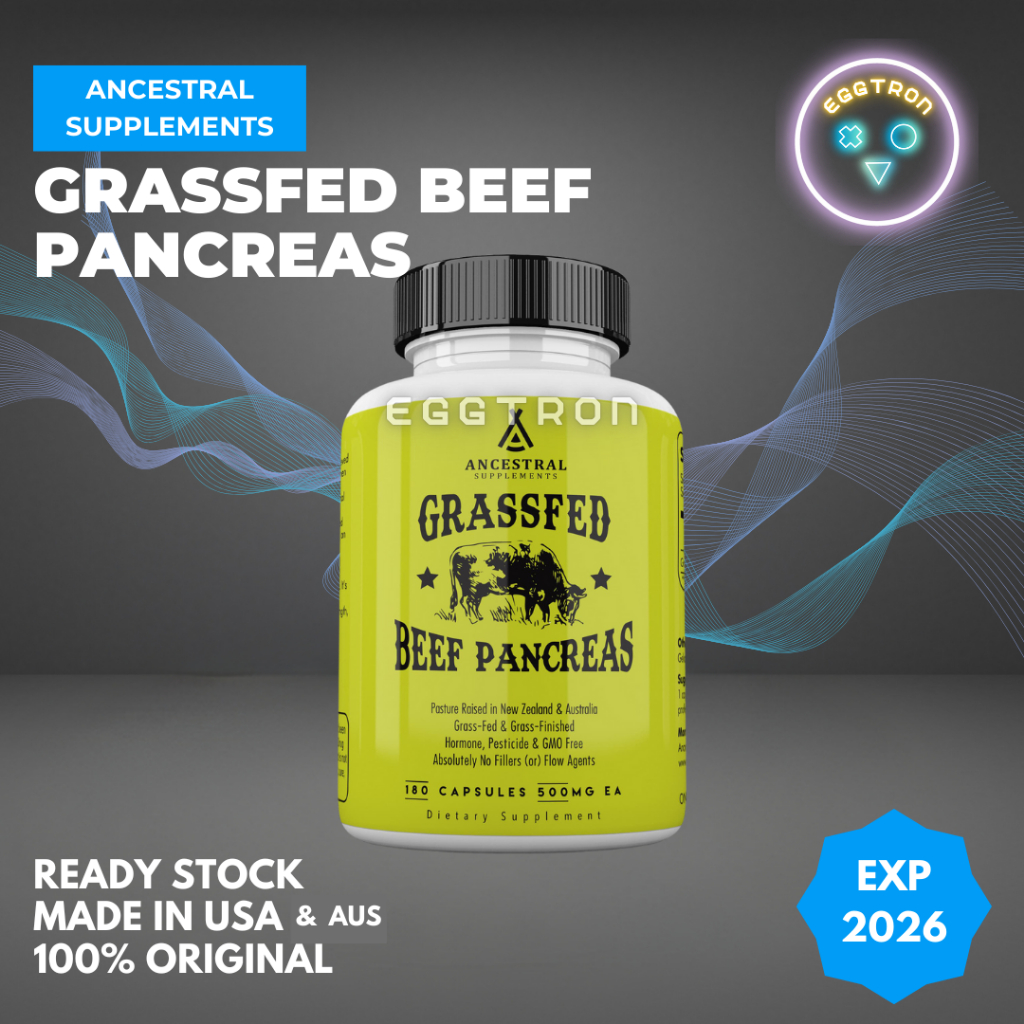 Jual Grass Fed Desiccated Beef Pancreas Ancestral Supplements 180 ...