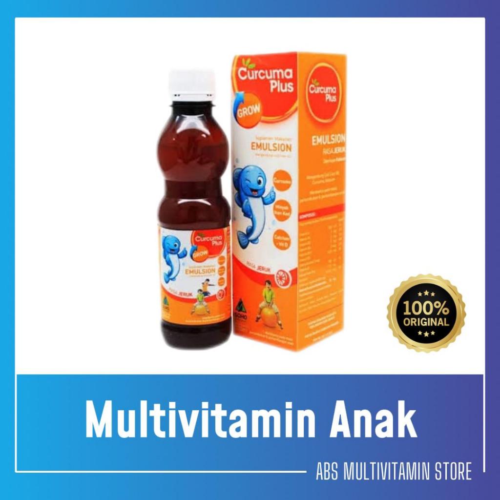Jual Curcuma Plus Grow Emulsion Syrup Orange 200ml | Shopee Indonesia