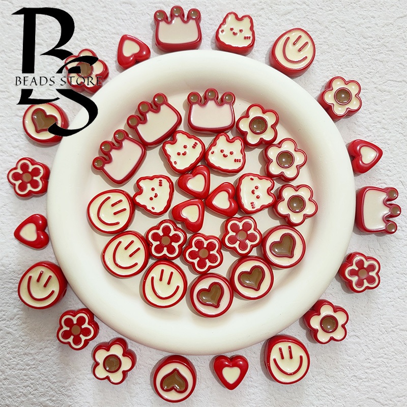 Jual Ready stock 1pcs Manik Liontin Merah Series - Manik Merah Beragam ...