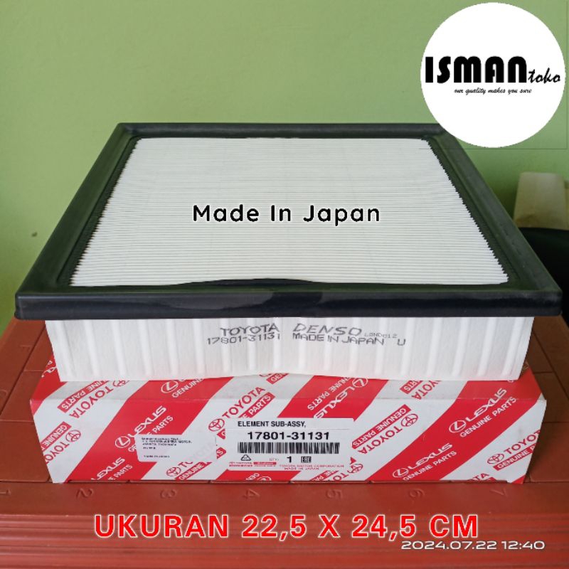 Jual Filter udara harrier lexus rx270/350 nx200 original toyota 17801 ...
