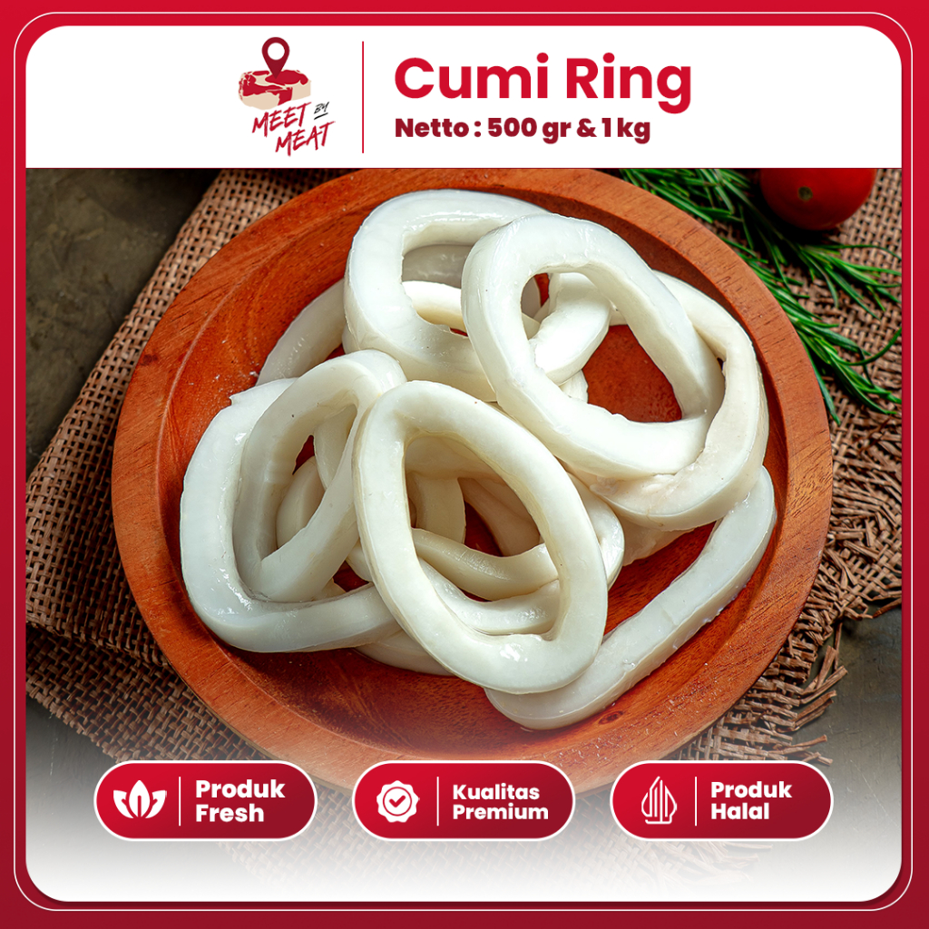 Jual Cumi Ring Daging Seafood Potongan Beku Siap Masak Praktis Enak ...