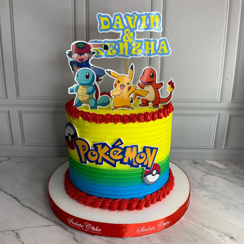 Jual Kue Ulang Tahun/Birthday Cake/Kue Ultah Pokemon/Kue Birthday ...