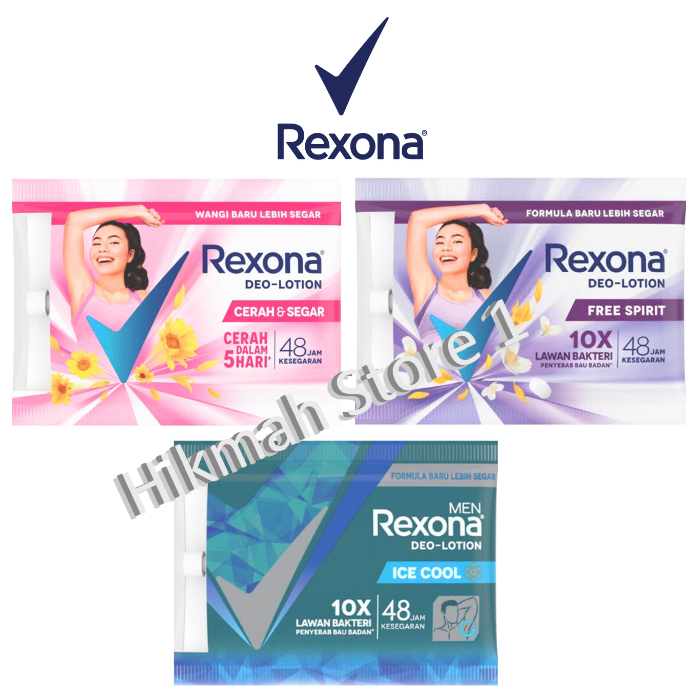 Jual REXONA Deo Lotion Deodorant Sachet - Men Ice Cool | Free Spirit ...