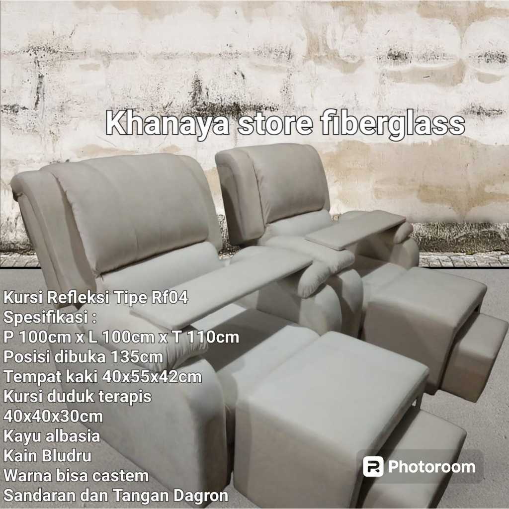 Jual Kursi Refleksi Rf04 Dagron Kain Bludru bisa 3 posisi duduk ...