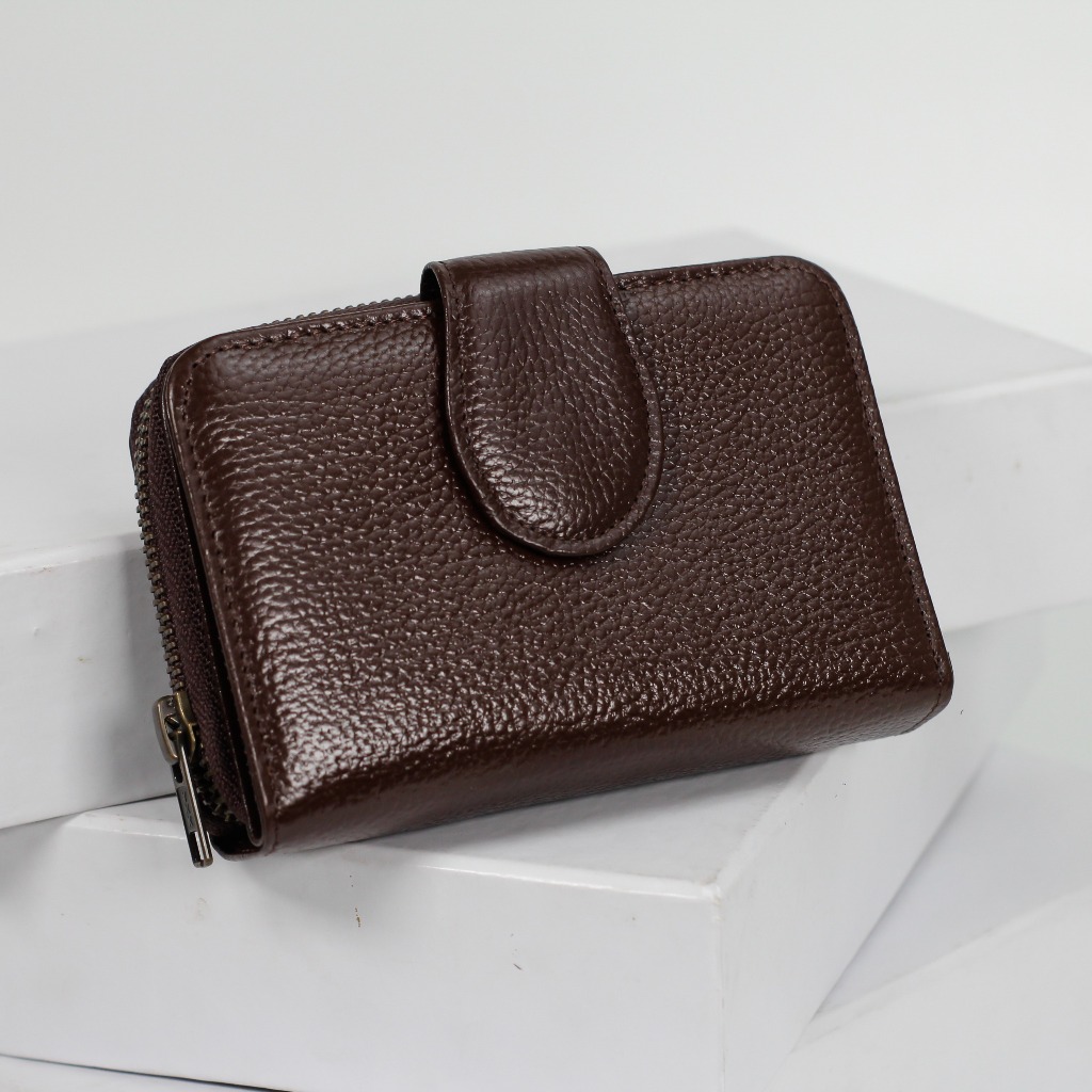 Jual VALQO VIOLA Dompet Kulit Sapi Wanita 10 Kartu 1 Foto Slot ...