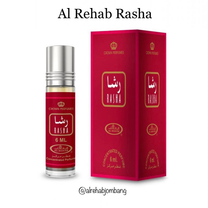 Jual Parfum Rasha Al Rehab Roll On 6ml Original Arab Saudi | Shopee ...