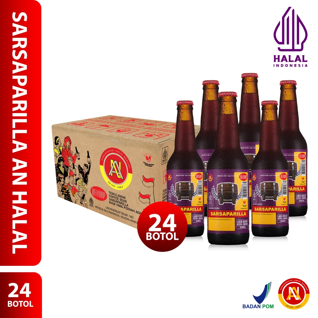 Jual Sarsaparilla Agung Ngoro ORIGINAL - Paket 24 botol per karton ...