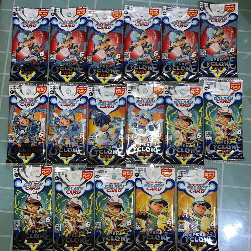 Jual BoBoiBoy Monsta Galaxy Card - Pek Cyclone Fury | Shopee Indonesia