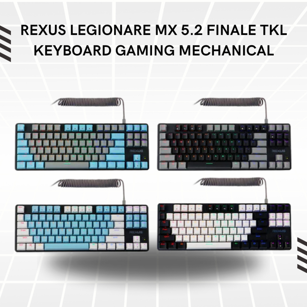 Jual Rexus Keyboard Gaming Mechanical Legionare MX5.2 Finale | Shopee Indonesia