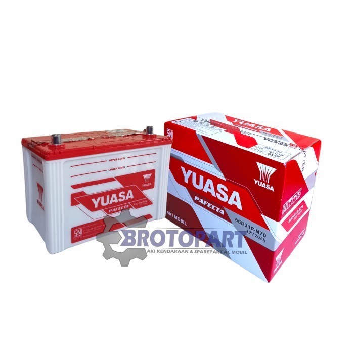 Jual Aki Mobil Yuasa N70 PF 65D31R ISUZU d-max, ELF NHR 55, MU-X Accu basah 70Ah | Shopee Indonesia