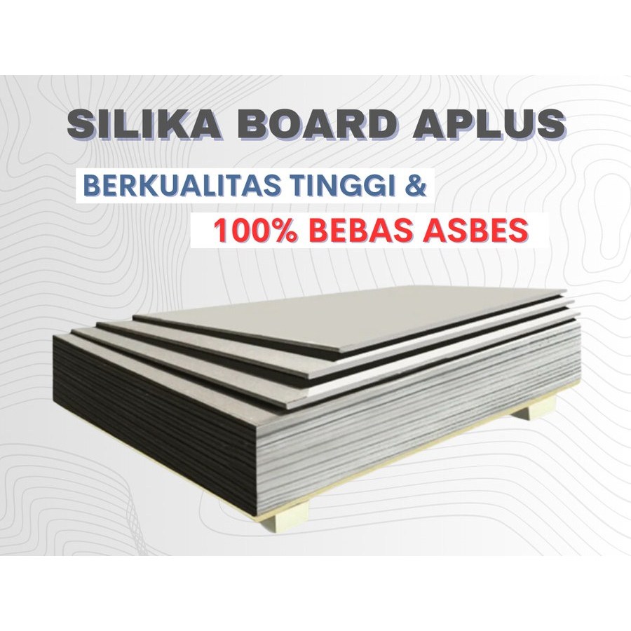 Jual PAPAN SEMEN/SILIKA BOARD/SEMEN BOARD APLUS 8 MM 1200 X 2400 ...