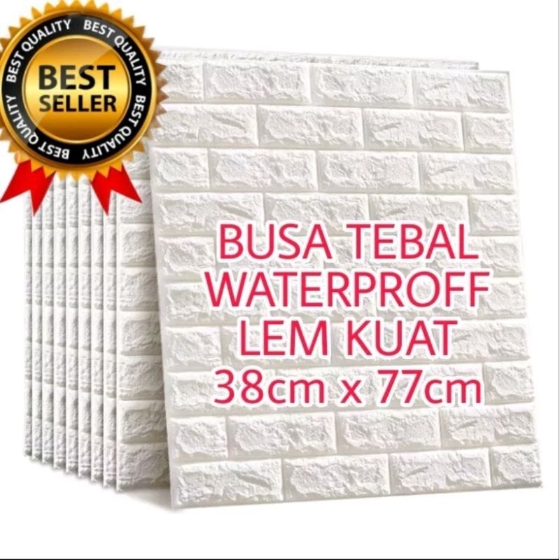 Jual termurah!! wallpaper dinding bata foam/foam bata dinding/bata ...