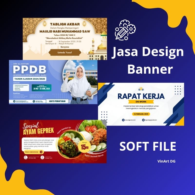 Jual JASA DESIGN BANNER/JASA DESAIN BANNER/BANNER UMKM/BANNER USAHA ...