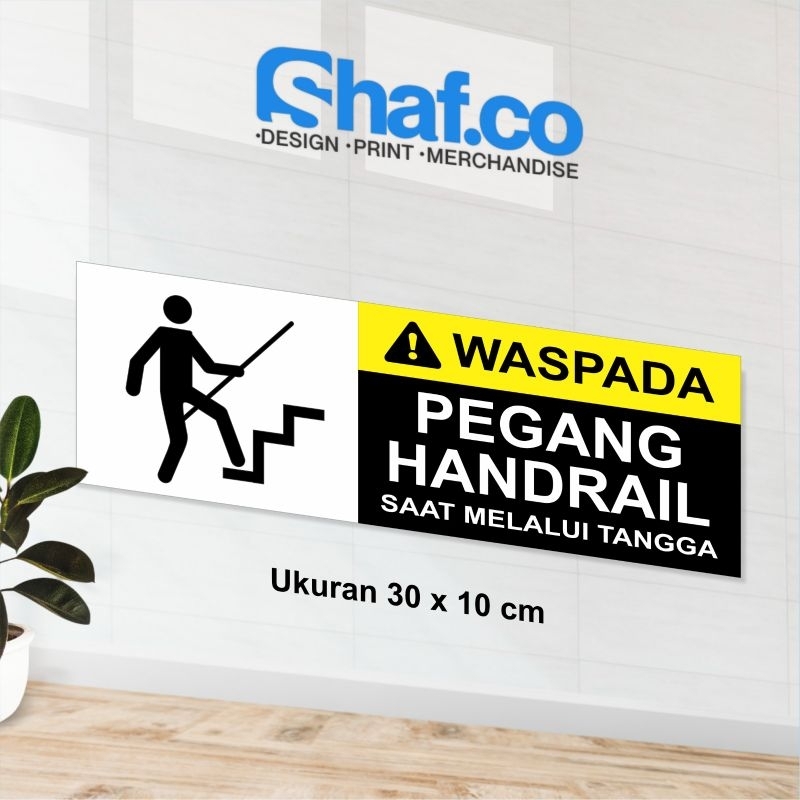 Jual STICKER WASPADA PEGANG HANDRAIL | Shopee Indonesia